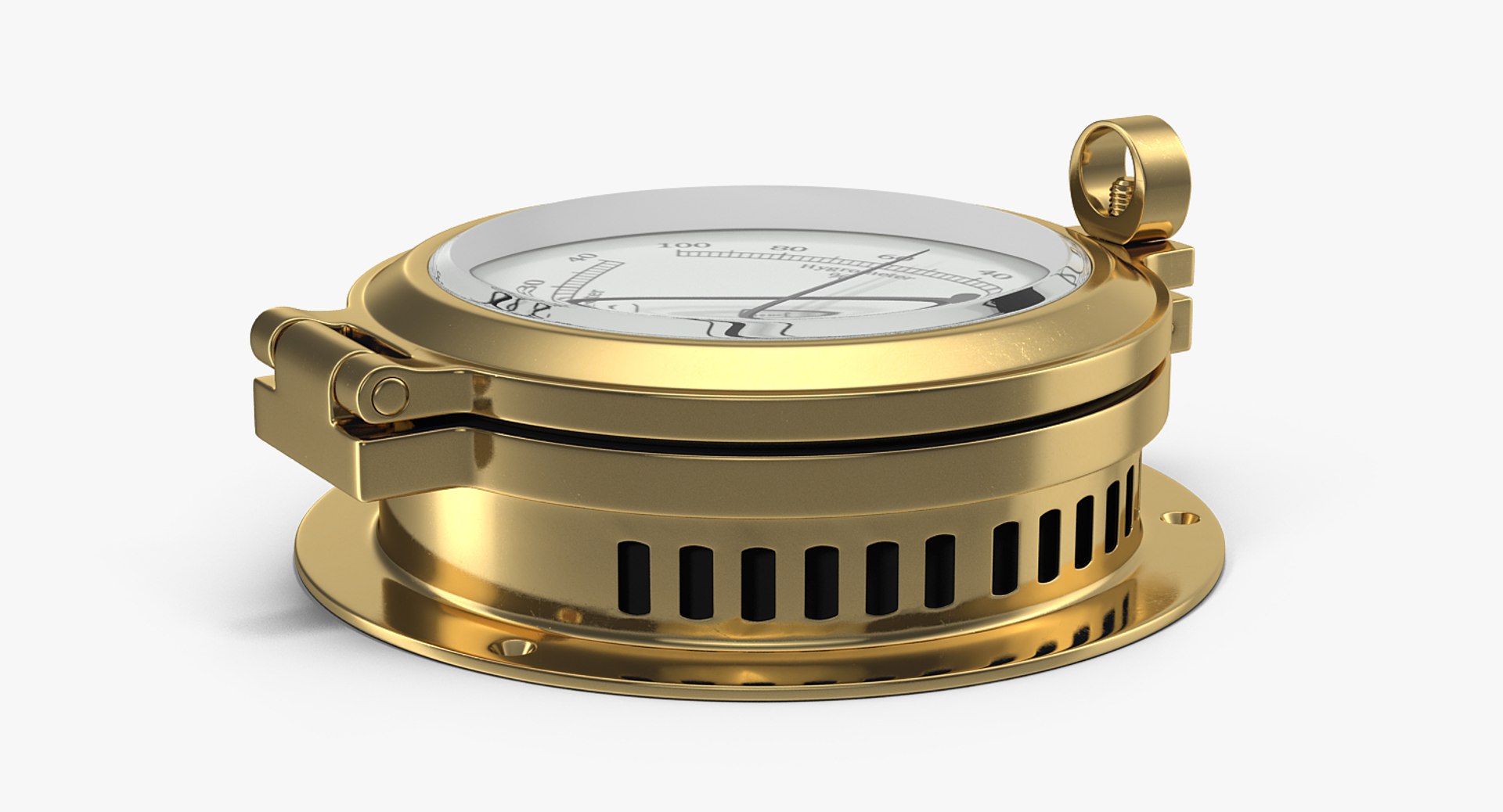Brass Ships Termometer Hygrometer 3D Model - TurboSquid 1289115