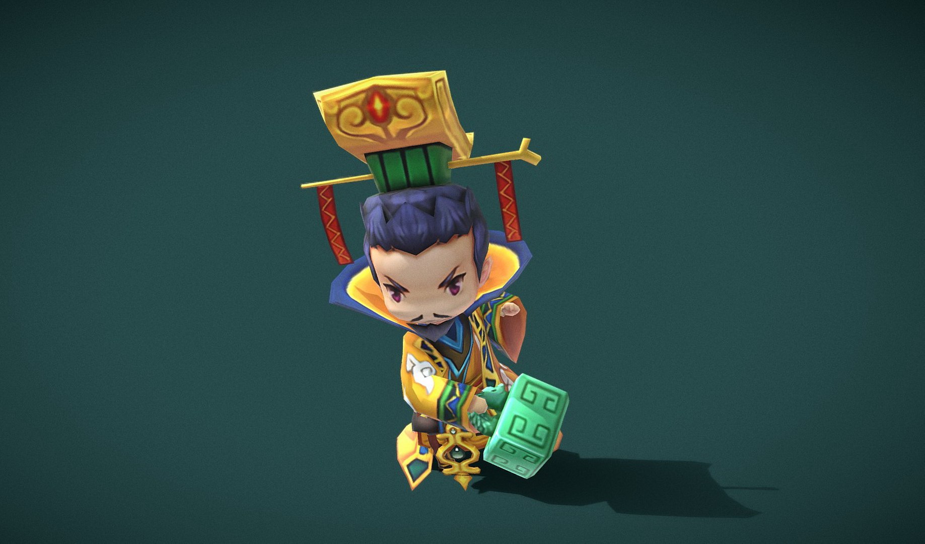 3D Three Kingdoms - Yuan Shu - TurboSquid 2015342