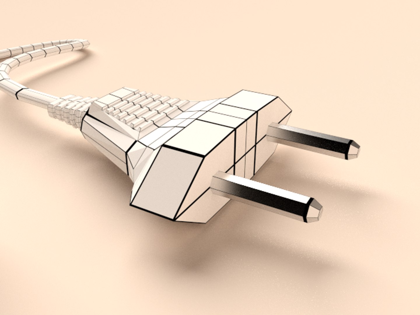 Wired Connector 3d Model