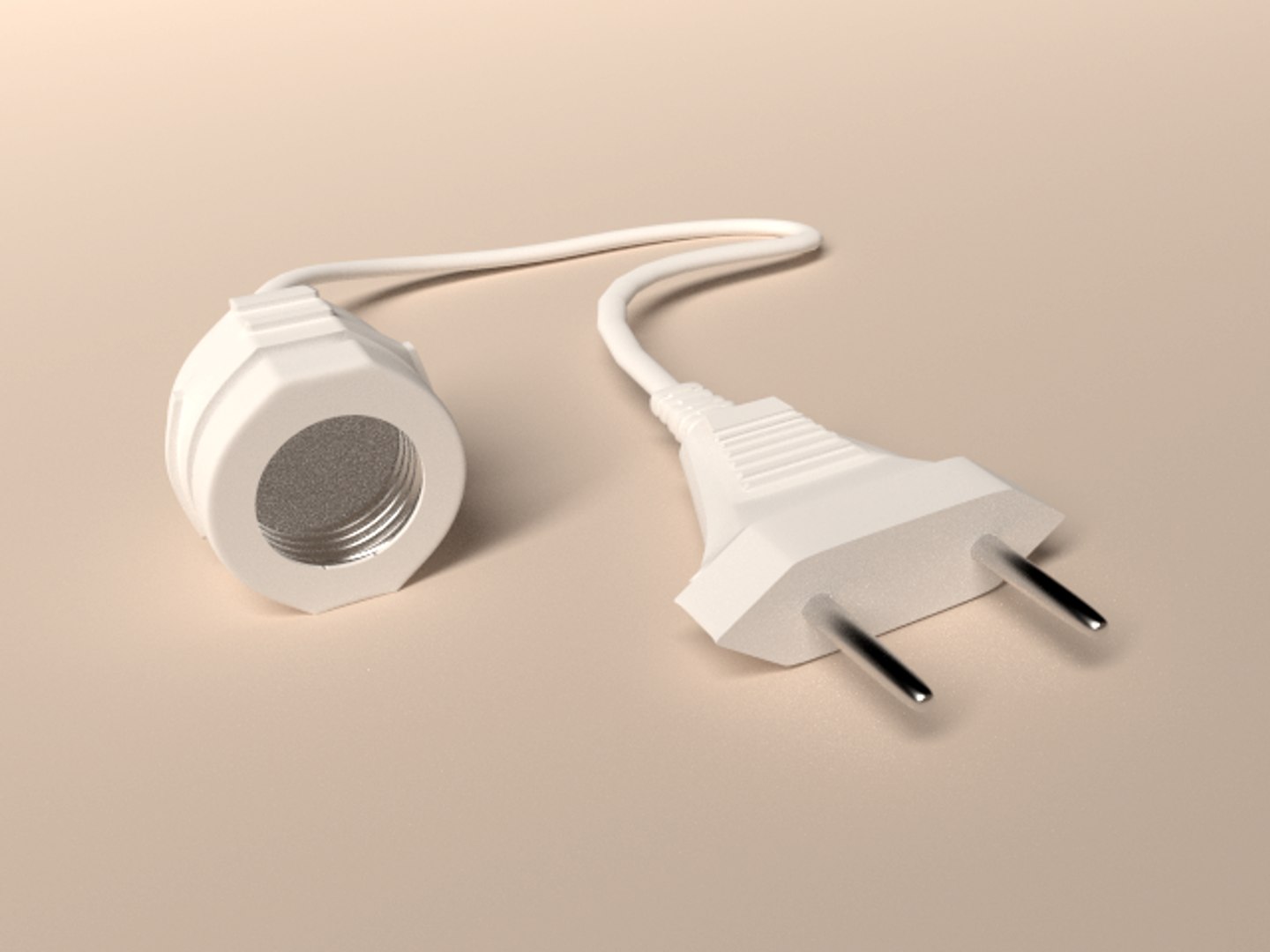 Wired Connector 3d Model
