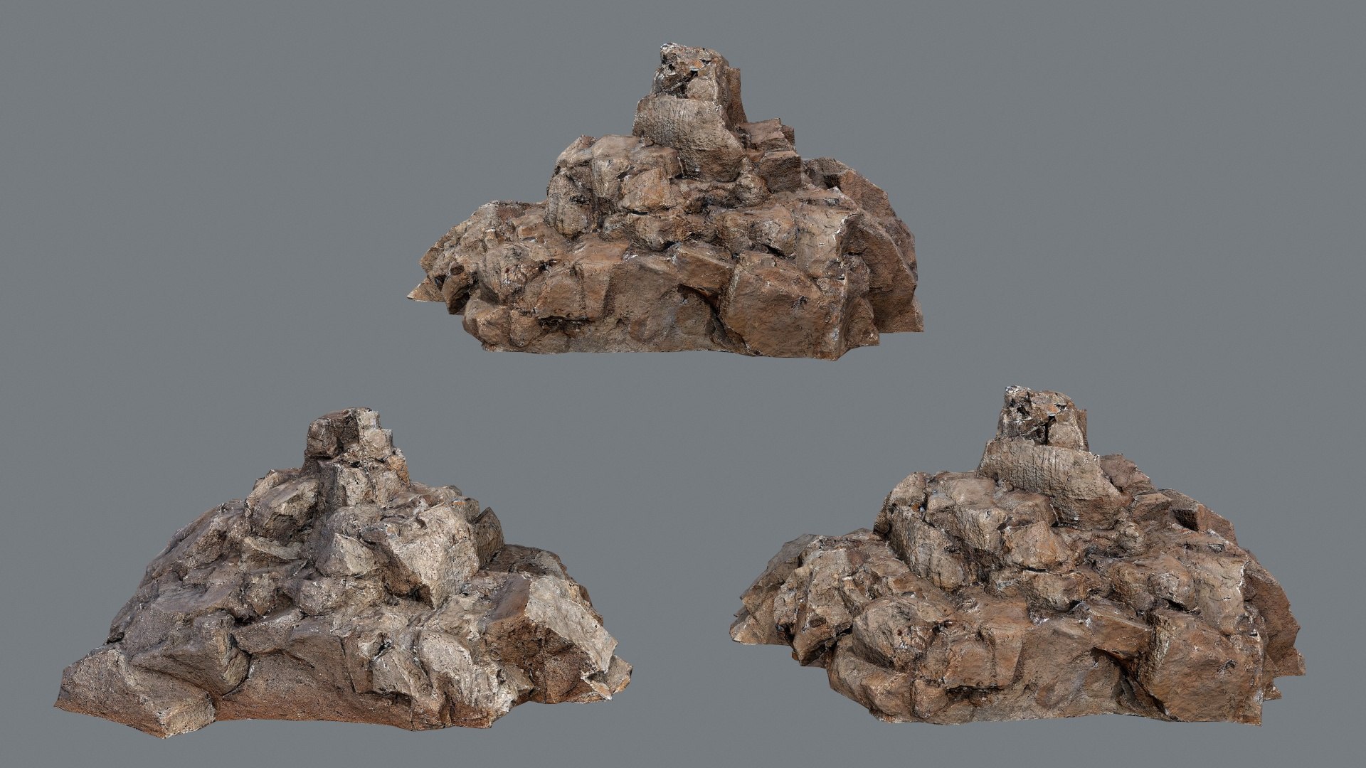 3D Desert Rocks Model - TurboSquid 2207345