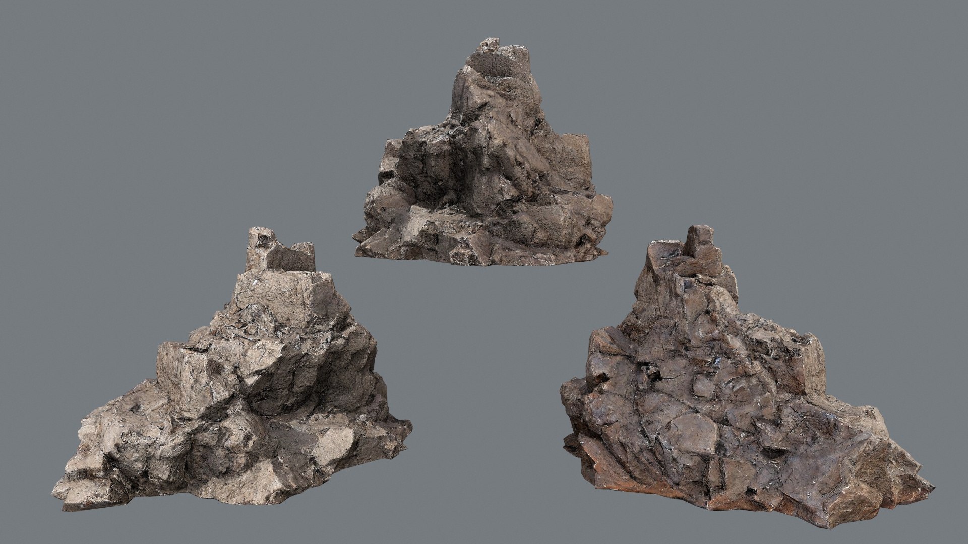 3D Desert Rocks Model - TurboSquid 2207345