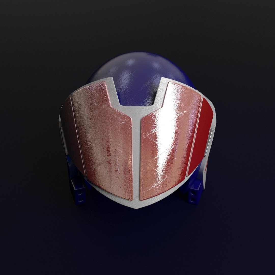 3D Rick Hunter Helmet Model - TurboSquid 1266256