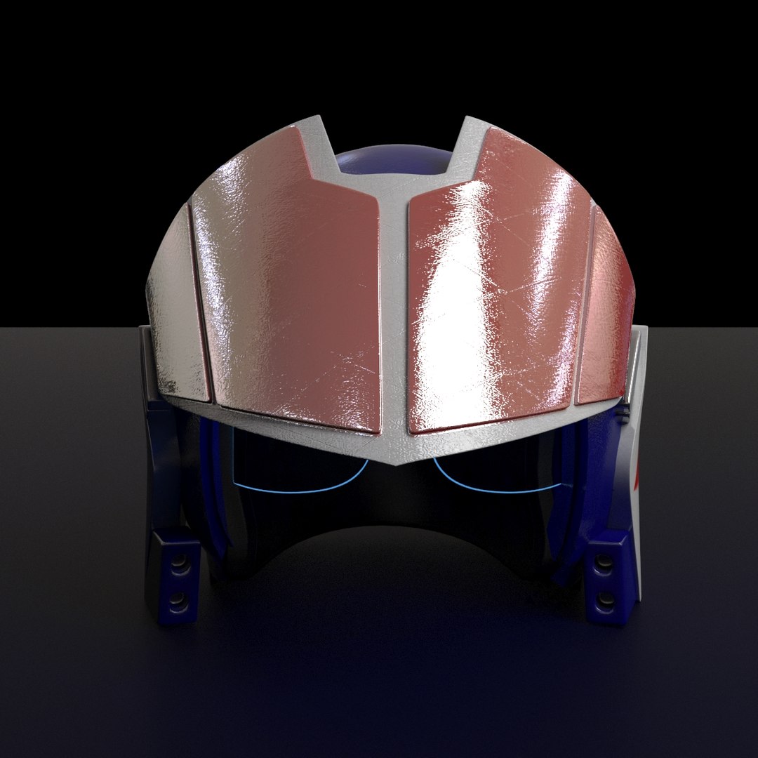 3D Rick Hunter Helmet Model - TurboSquid 1266256