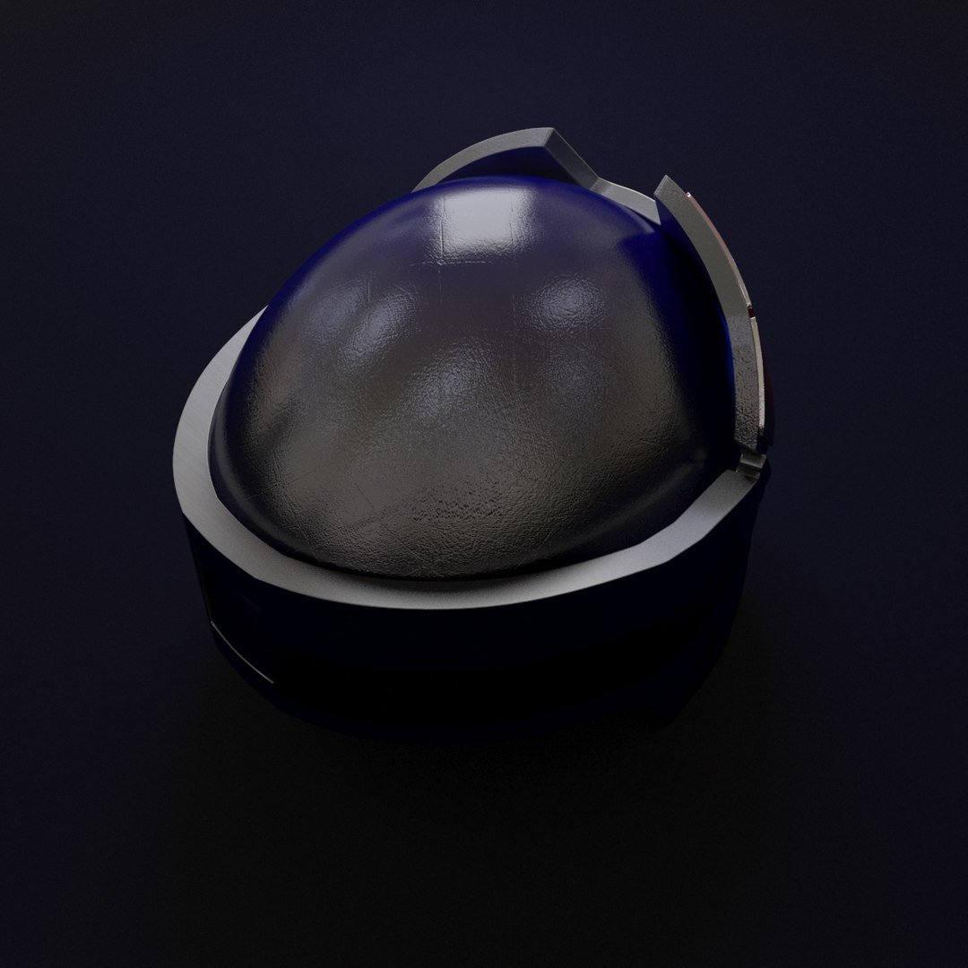 3D Rick Hunter Helmet Model - TurboSquid 1266256