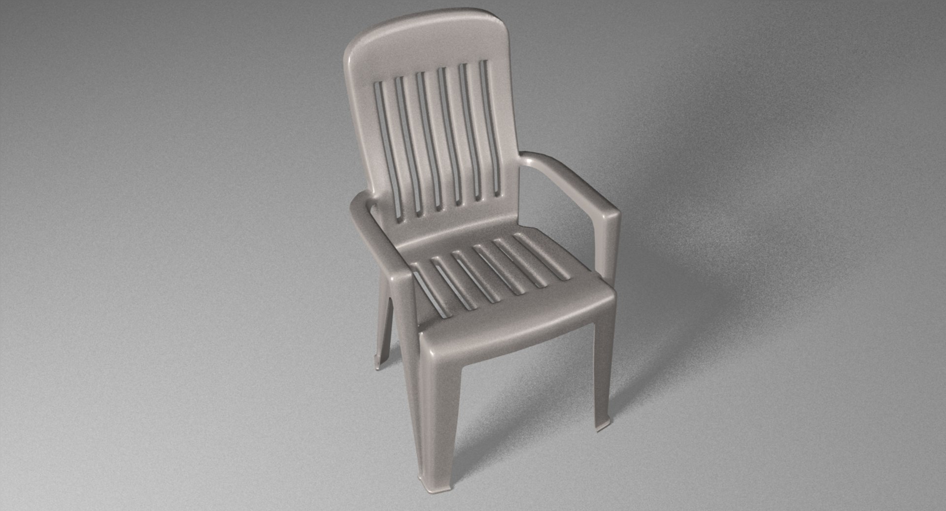 3d Model Of Stackable Patio Chair