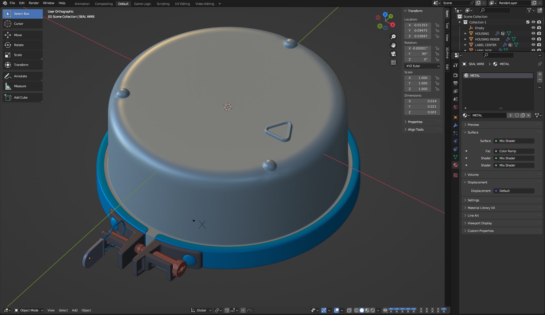 Smart Electric Meter 3D Model - TurboSquid 2208941