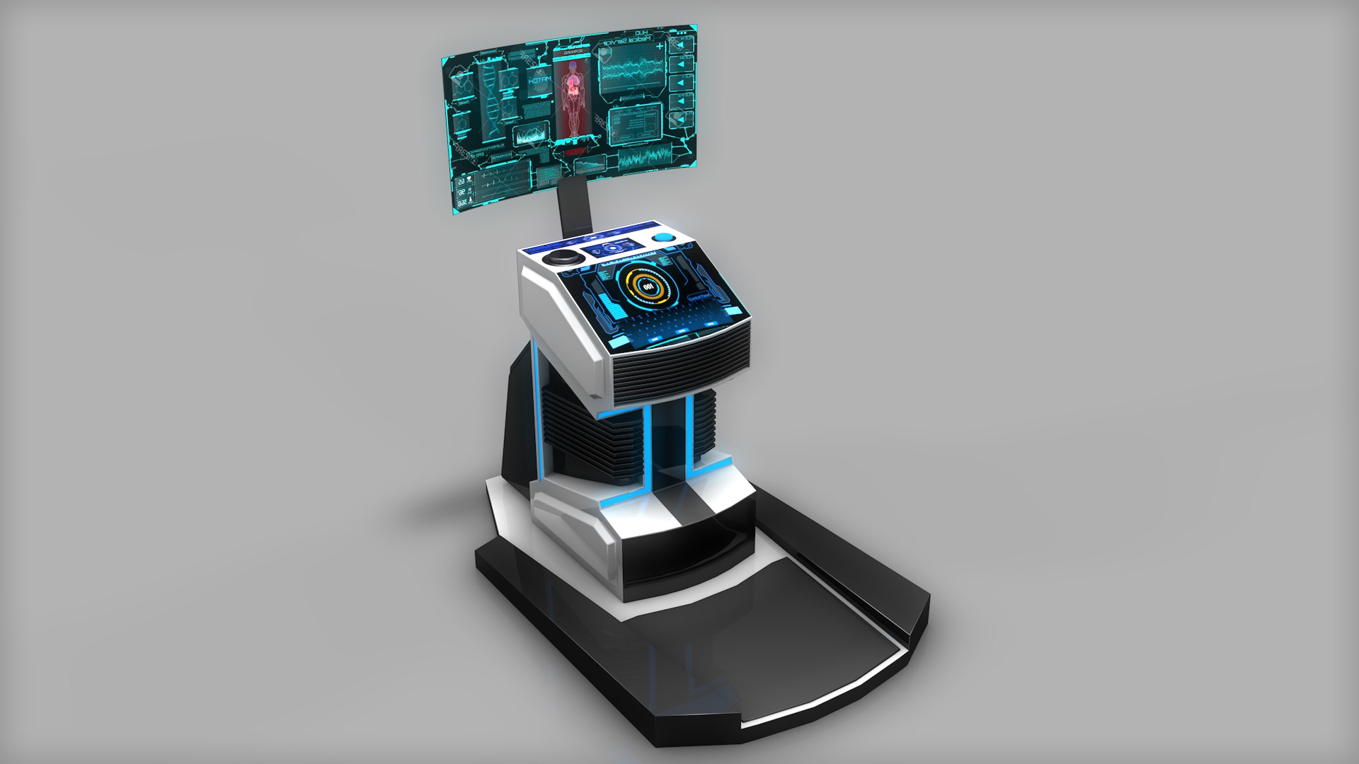 Sci Fi Computer 3D - TurboSquid 1770019