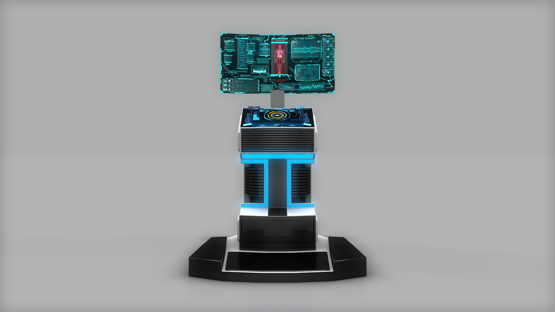 Sci Fi Computer 3D - TurboSquid 1770019