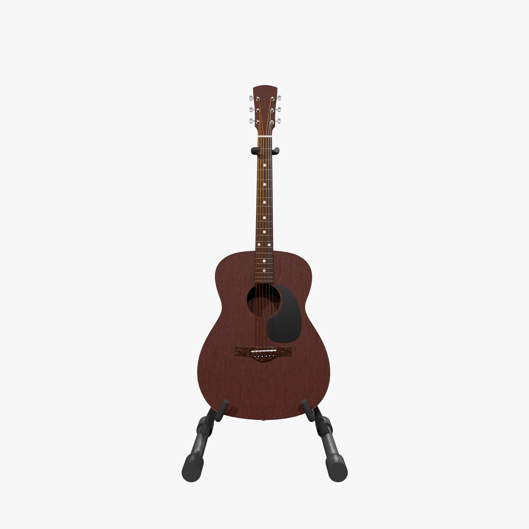 Acoustic Guitar 3D model - TurboSquid 2014919