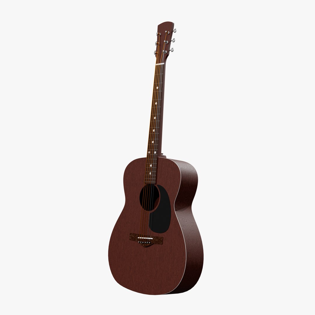 Acoustic Guitar 3D model - TurboSquid 2014919