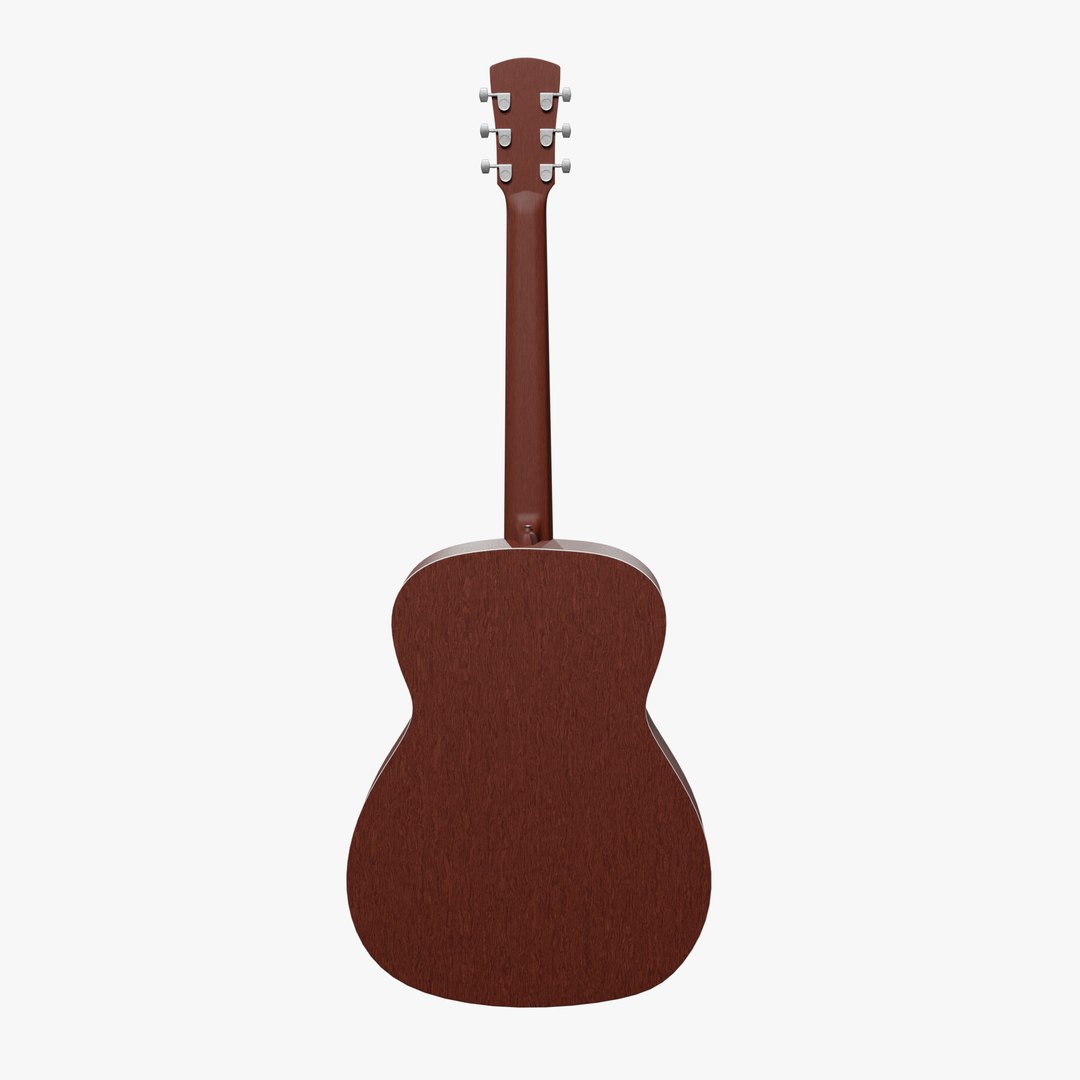 Acoustic Guitar 3D model - TurboSquid 2014919