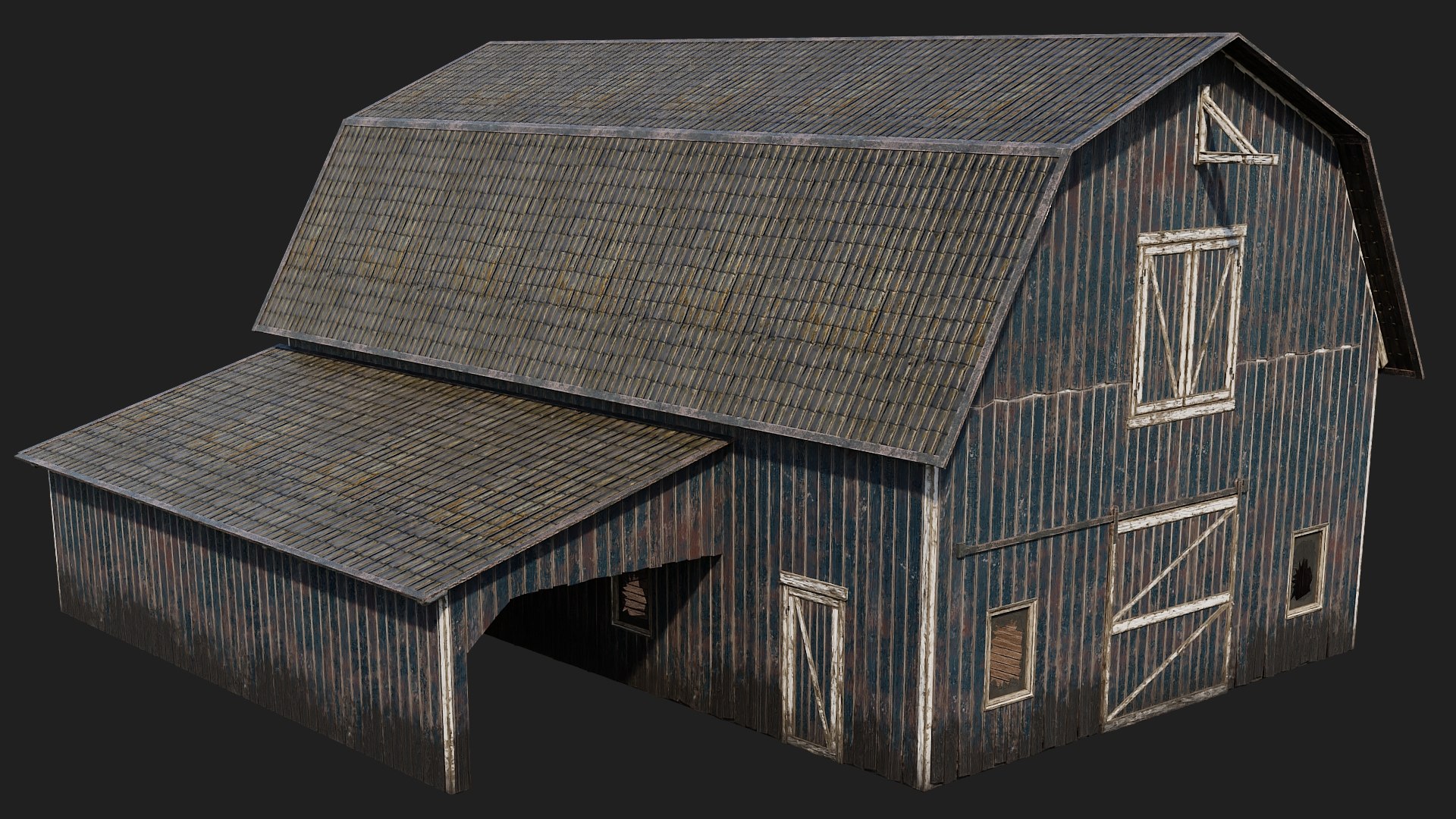 3D 41-42-43-44 - Farm Buildings Model - TurboSquid 2032106