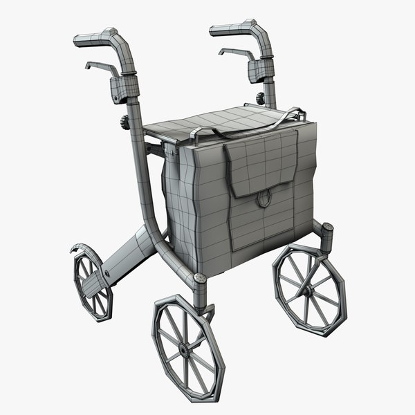 3d outdoor rollator