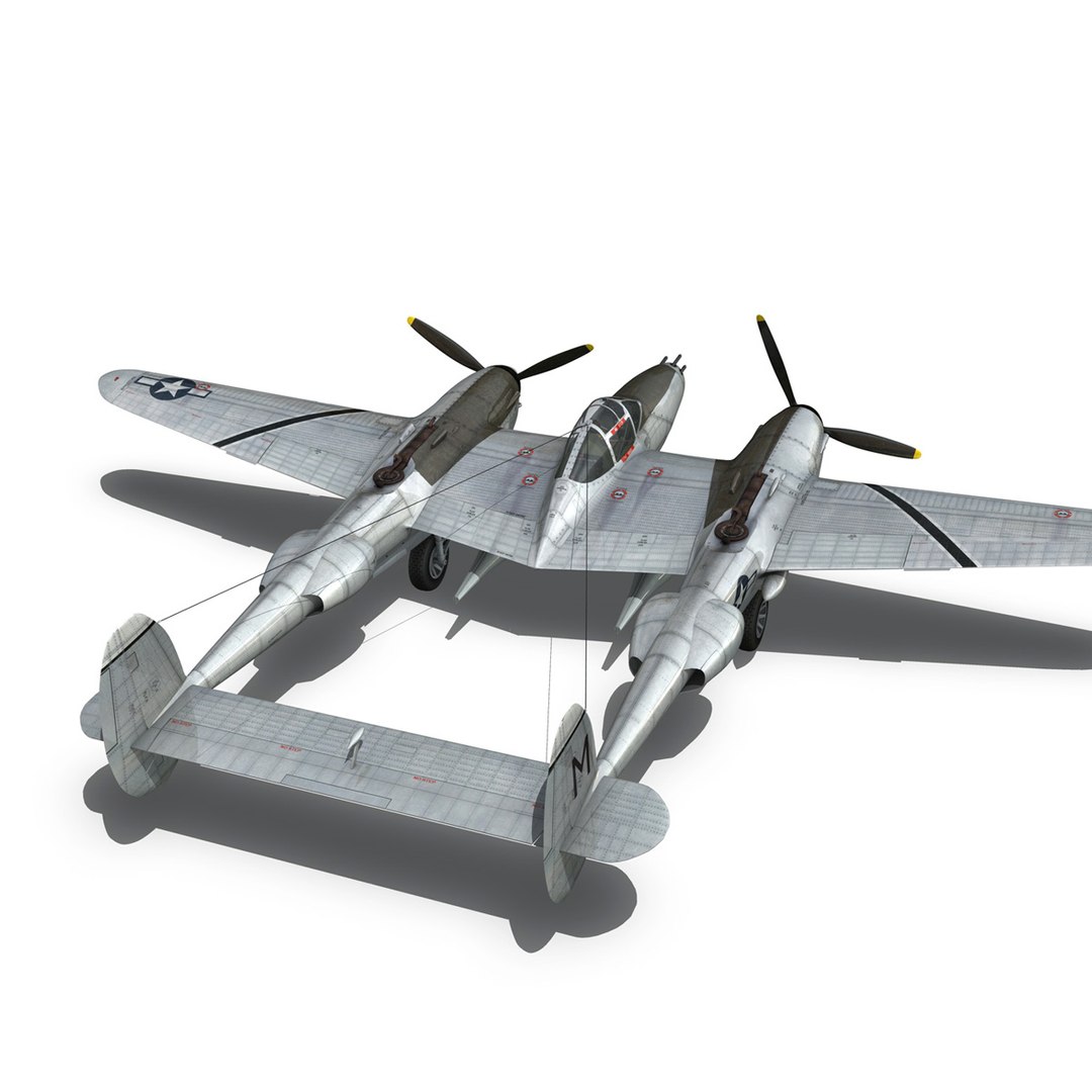 3D Lockheed Lightning - - TurboSquid 1311432