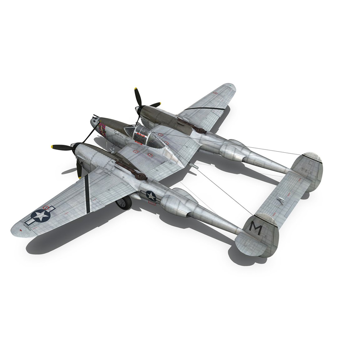 3D Lockheed Lightning - - TurboSquid 1311432