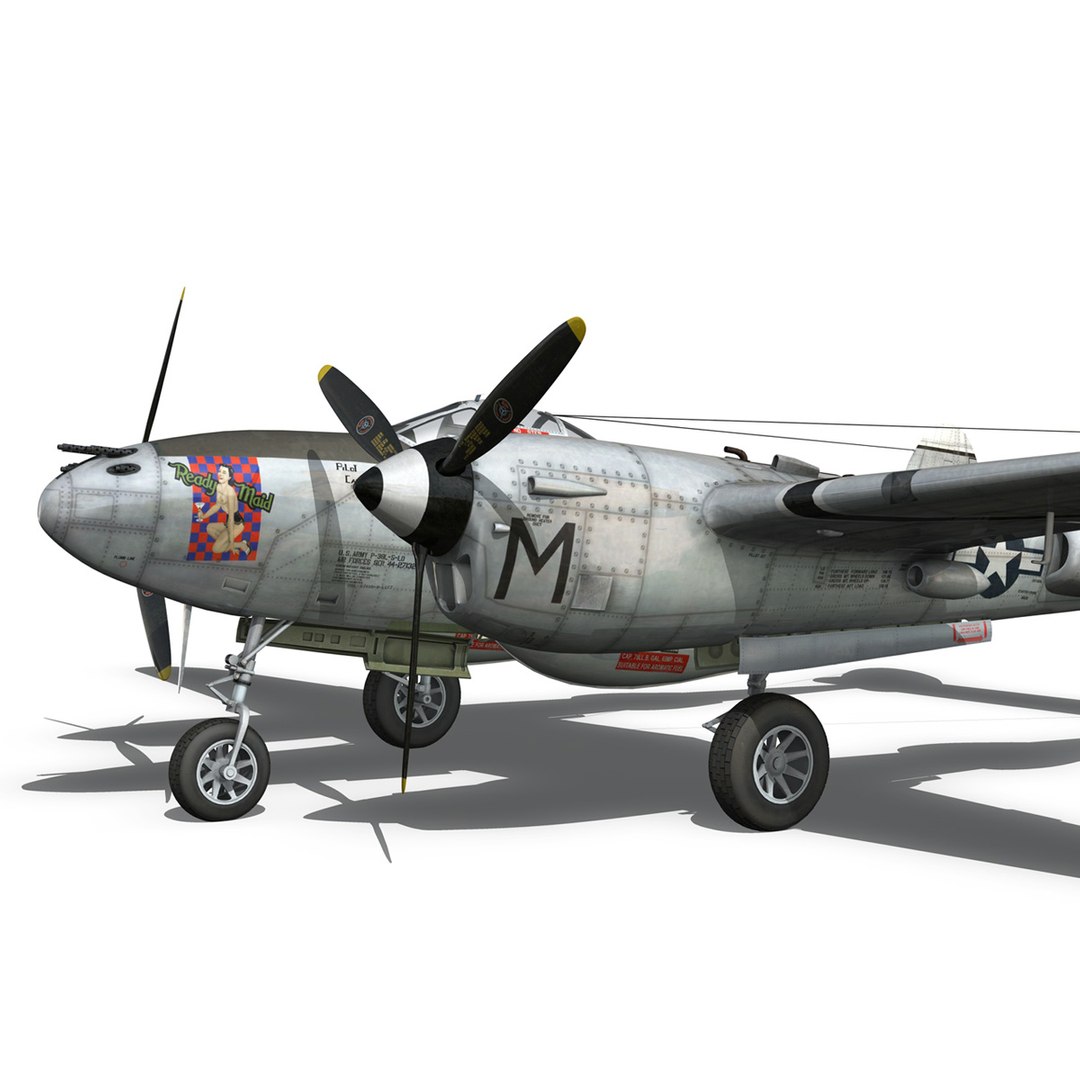 3D Lockheed Lightning - - TurboSquid 1311432