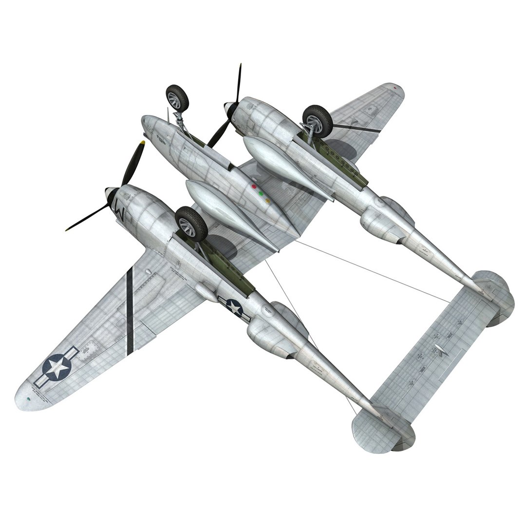 3D Lockheed Lightning - - TurboSquid 1311432