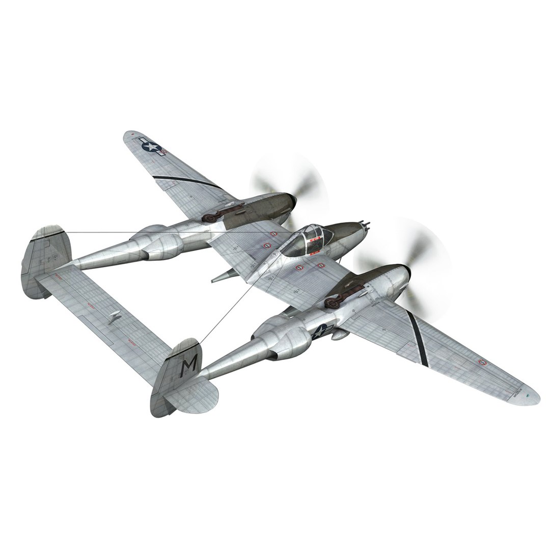 3D Lockheed Lightning - - TurboSquid 1311432