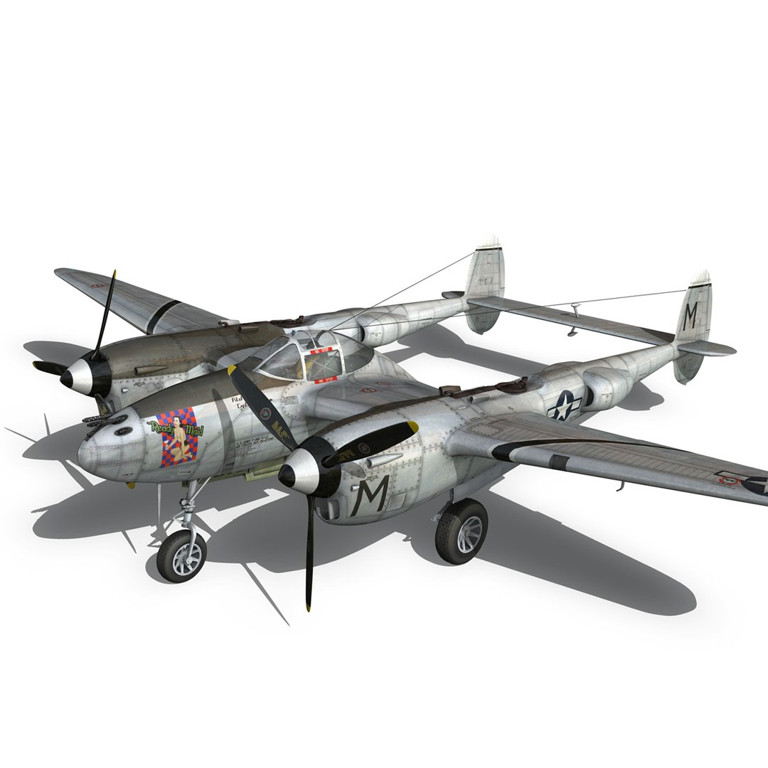 3D Lockheed Lightning - - TurboSquid 1311432