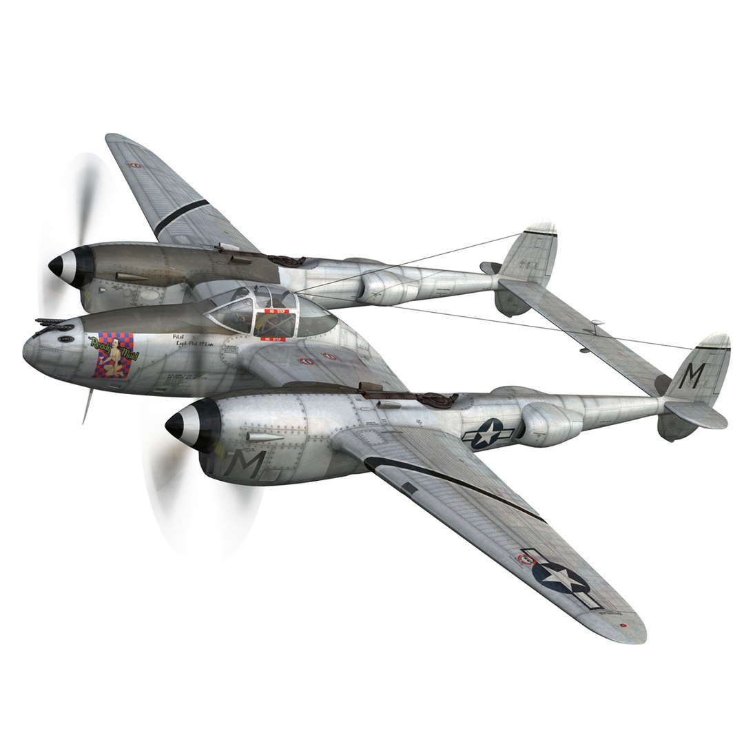 3D Lockheed Lightning - - TurboSquid 1311432