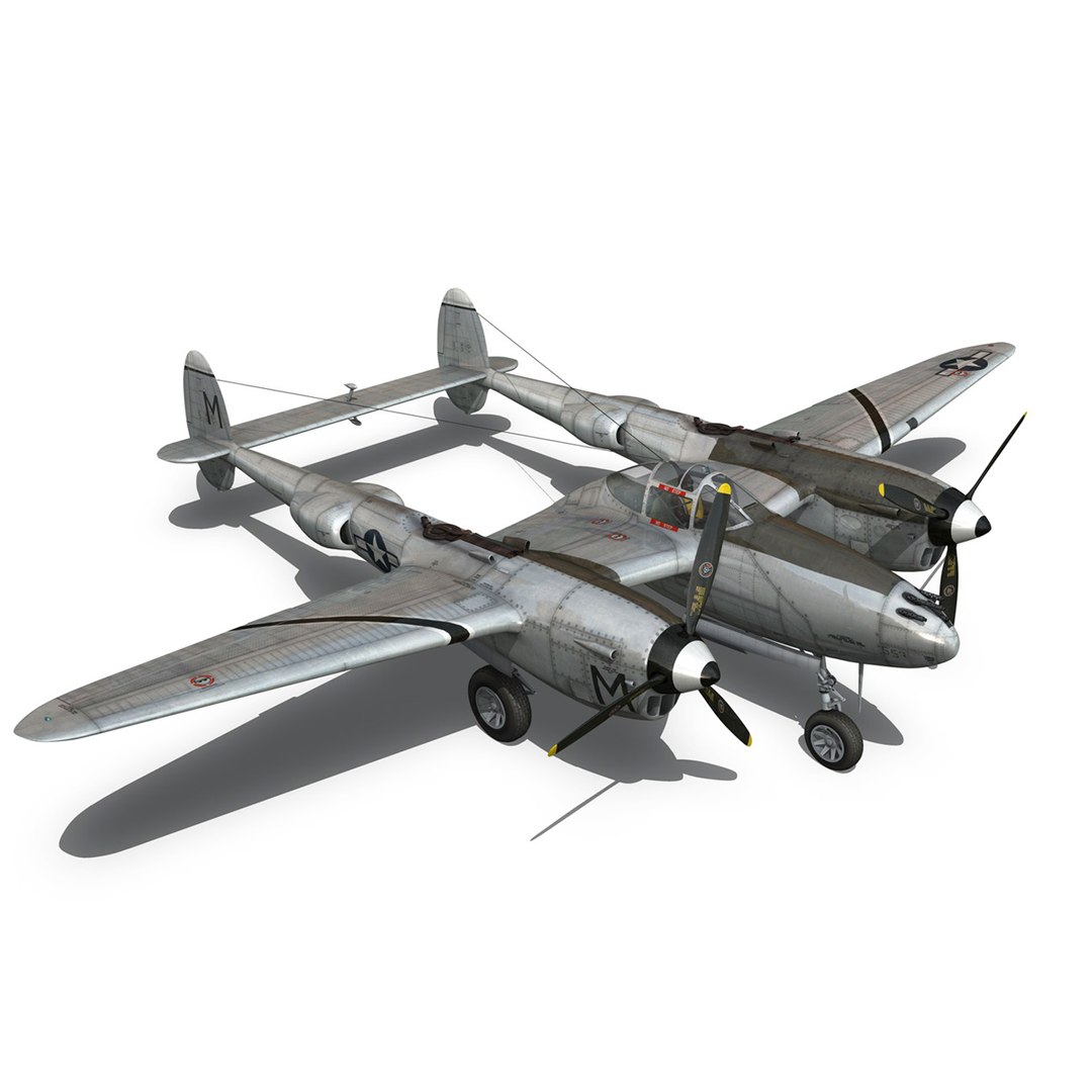 3D Lockheed Lightning - - TurboSquid 1311432