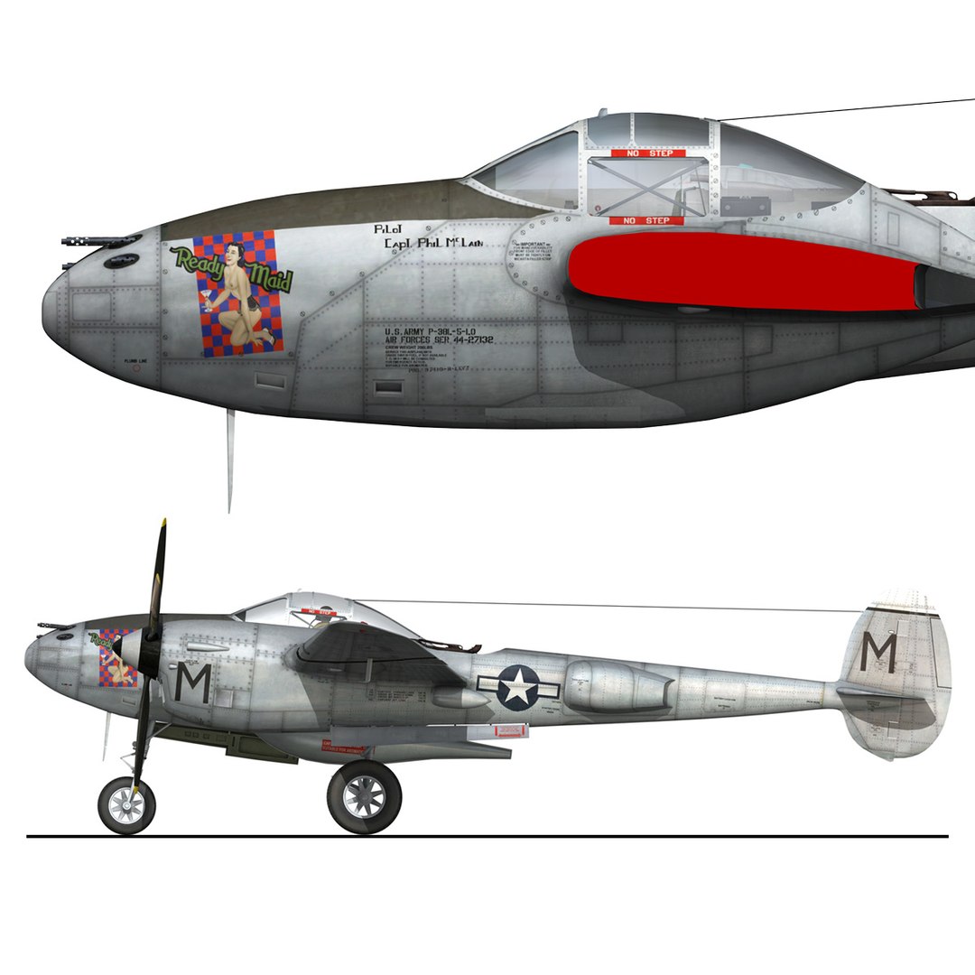 3D Lockheed Lightning - - TurboSquid 1311432