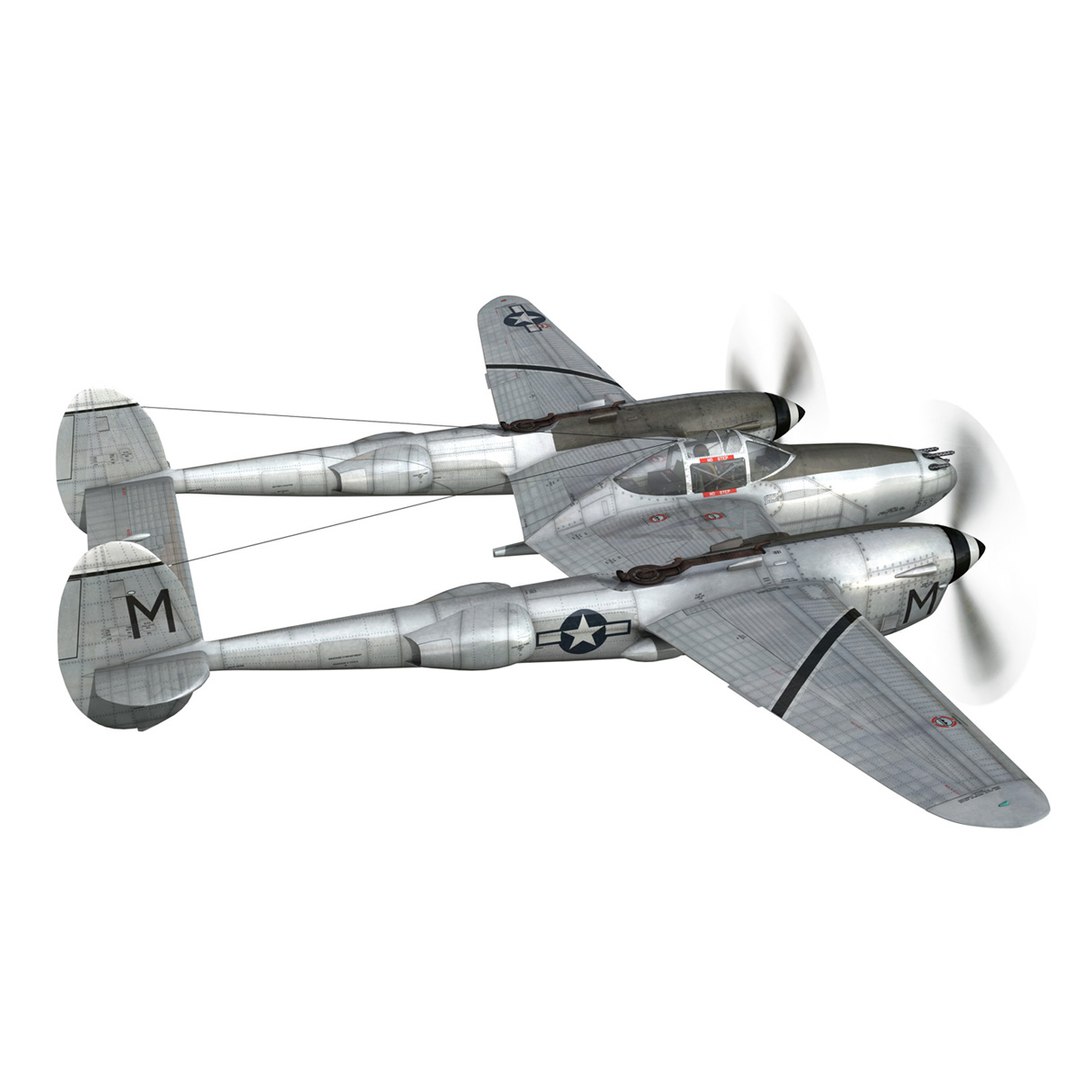 3D Lockheed Lightning - - TurboSquid 1311432