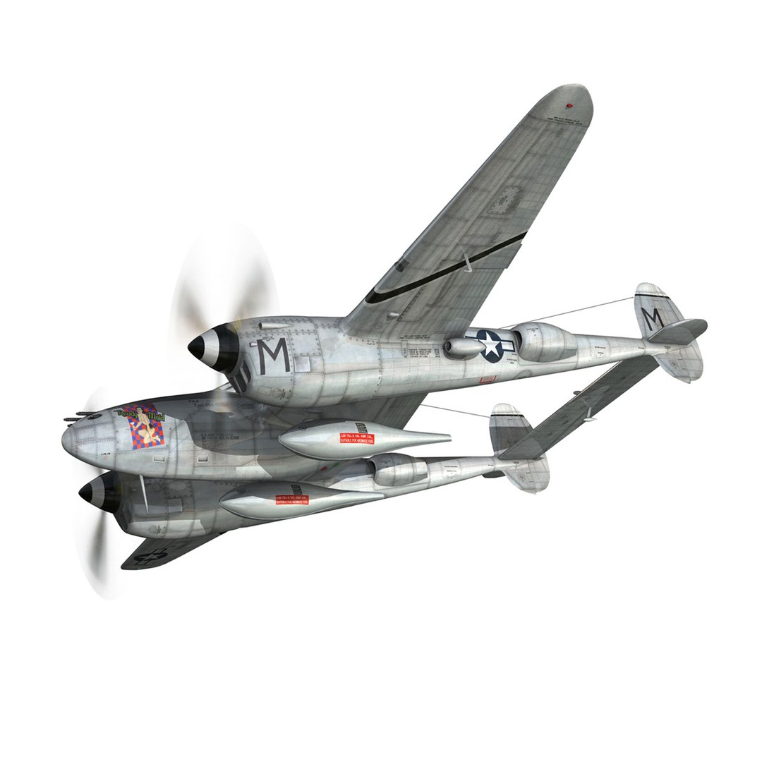 3D Lockheed Lightning - - TurboSquid 1311432