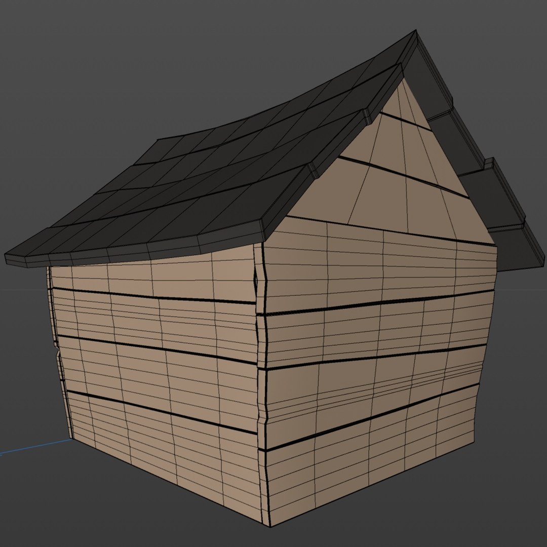 3D Cartoon Shack Model - TurboSquid 1558307