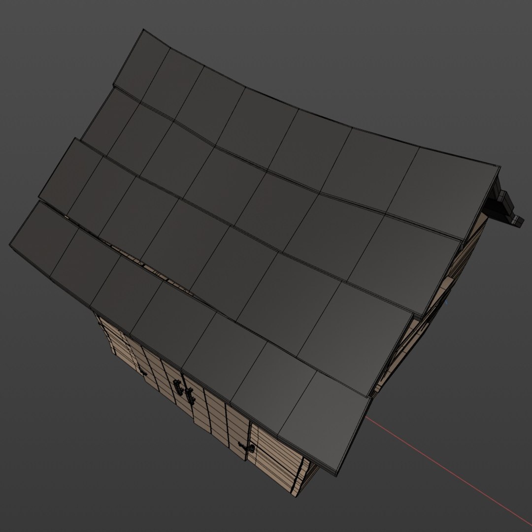 3D Cartoon Shack Model - TurboSquid 1558307