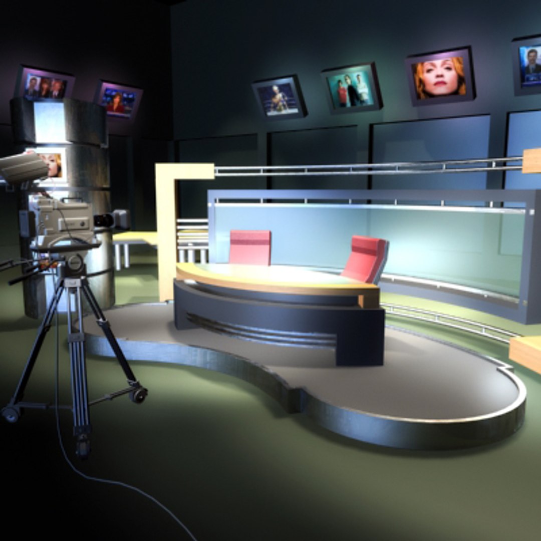 3ds Tv News Studio Cameras