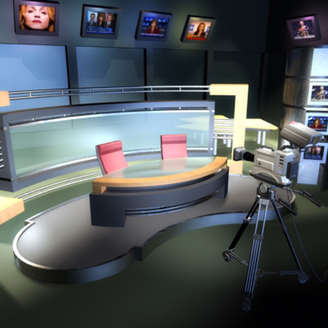 3ds Tv News Studio Cameras