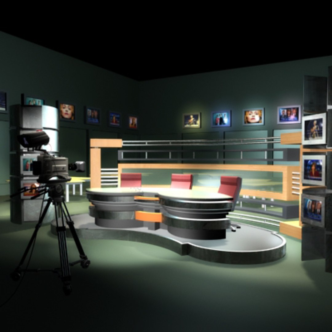 3ds Tv News Studio Cameras