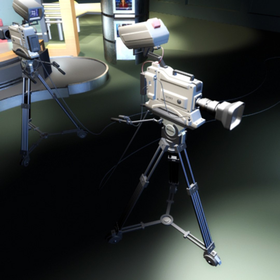 3ds Tv News Studio Cameras