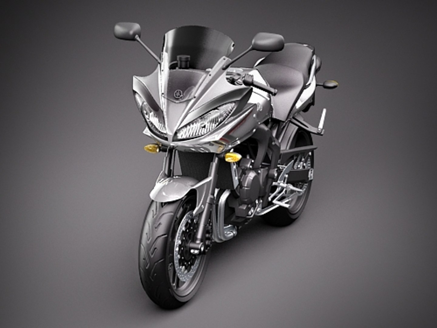 Yamaha Fz-6 Fz 6 3d Model
