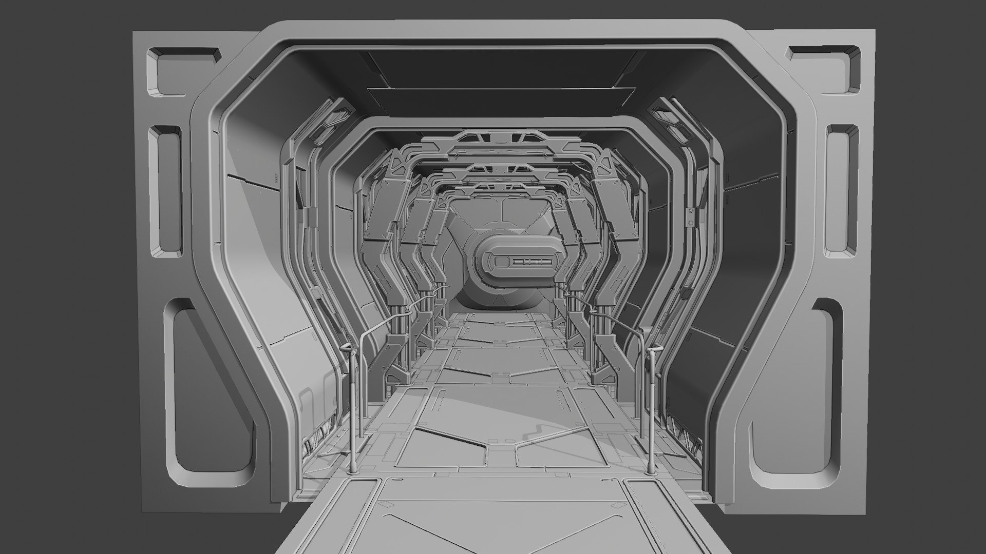 Corridor 3D Model - TurboSquid 1663993