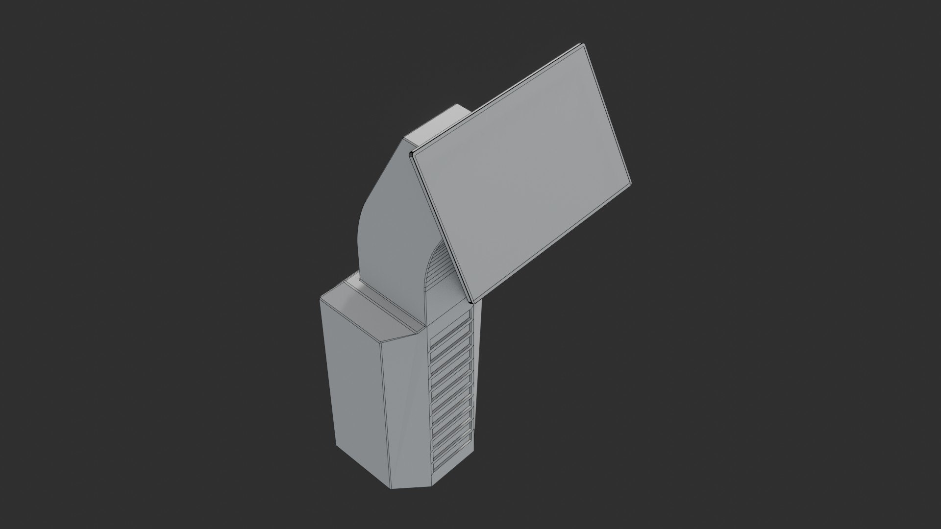 Sci-Fi Control Unit - Low poly - PBR - Game Ready 3D - TurboSquid 1833339