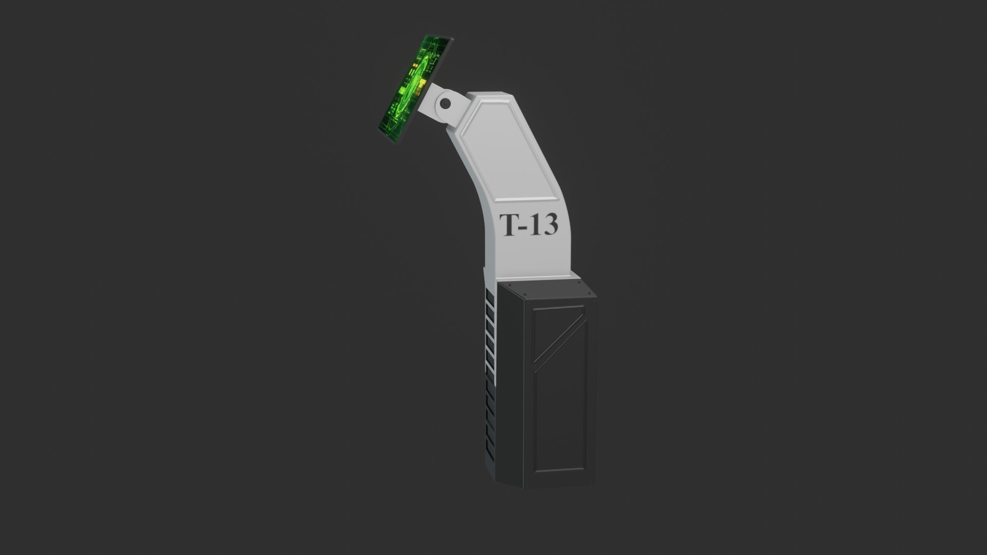 Sci-Fi Control Unit - Low poly - PBR - Game Ready 3D - TurboSquid 1833339