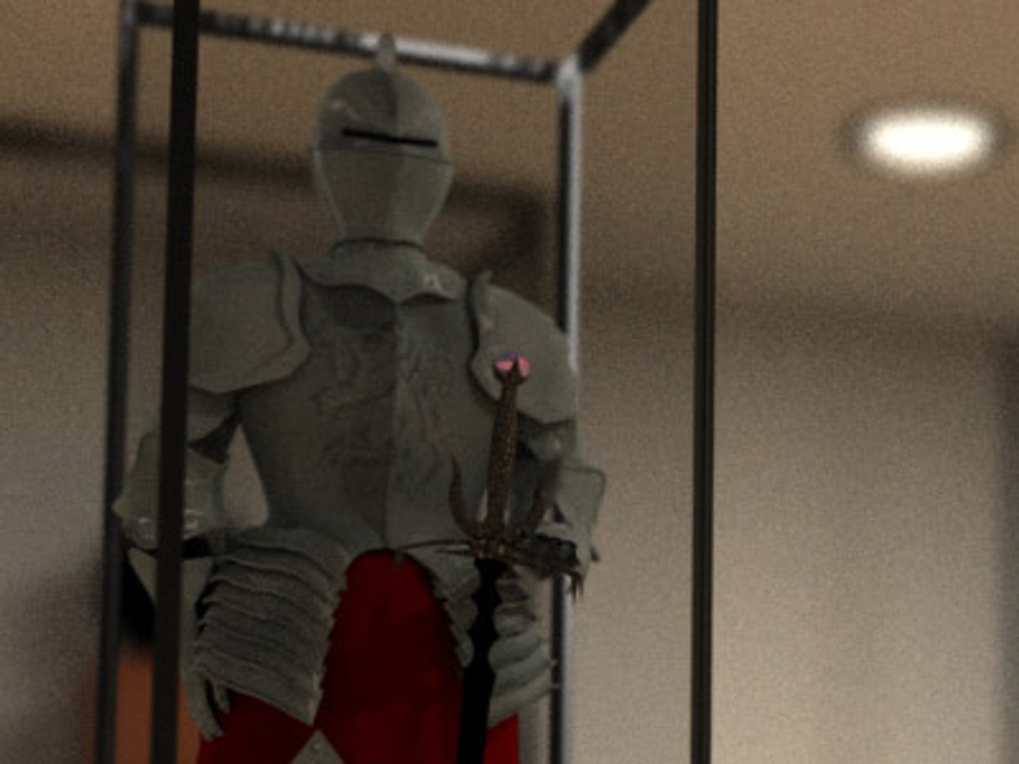 Armor Shield Helmet Gauntlets 3d Model