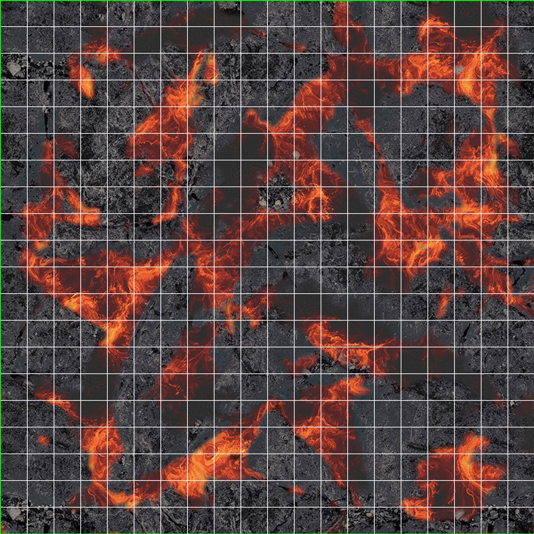 Lava Rocks Ground Tile Model - TurboSquid 2179744