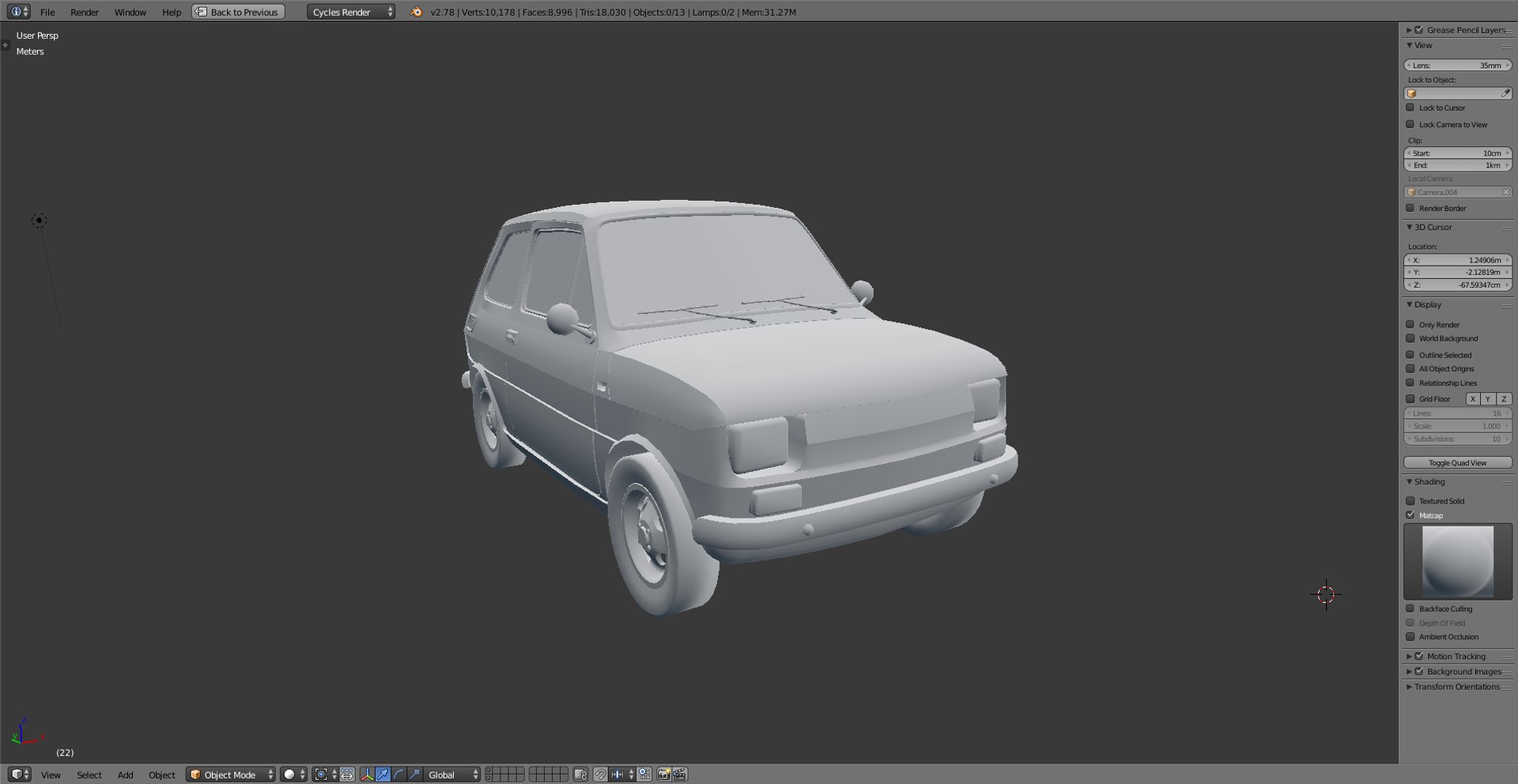 3D Maluch - TurboSquid 1182444