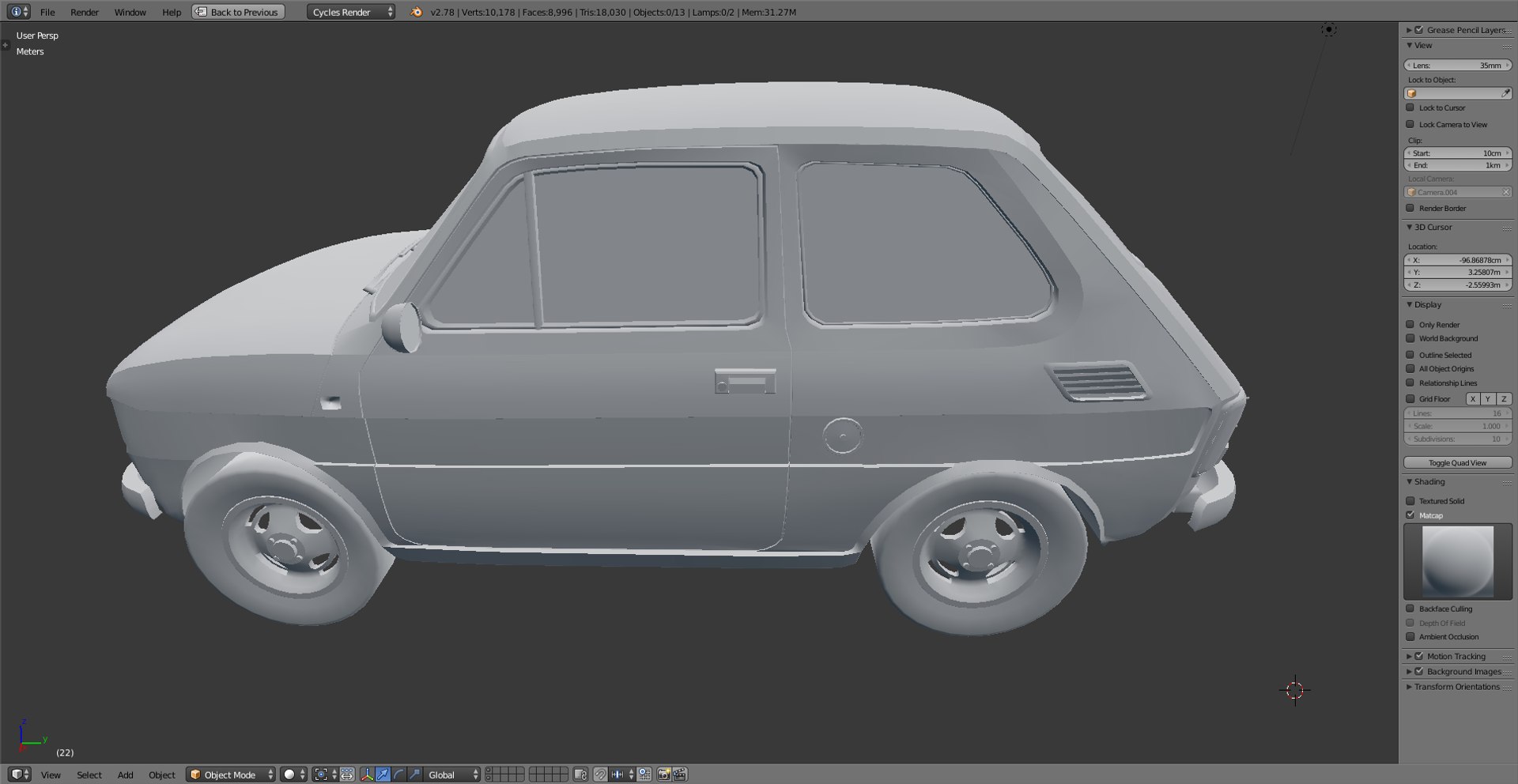 3D Maluch - TurboSquid 1182444