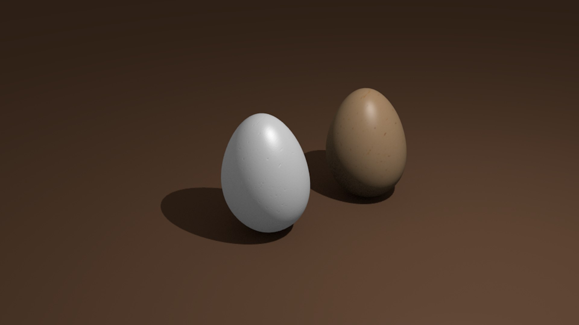 3d Model Simple Eggs