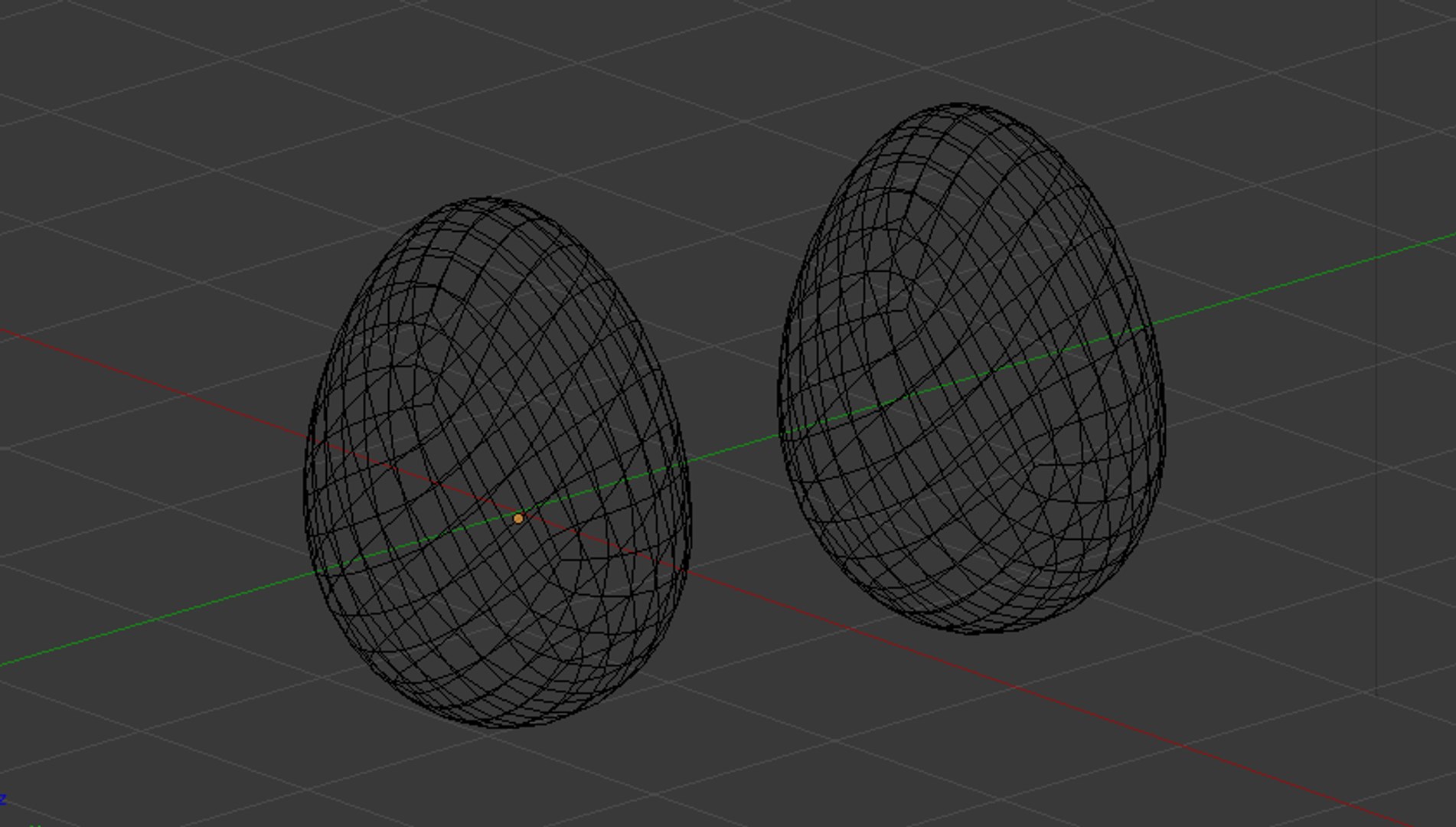 3d model simple eggs