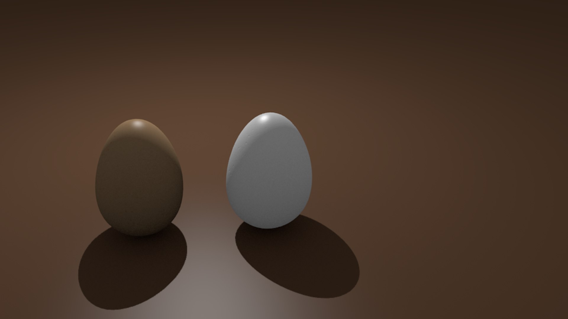 3d Model Simple Eggs