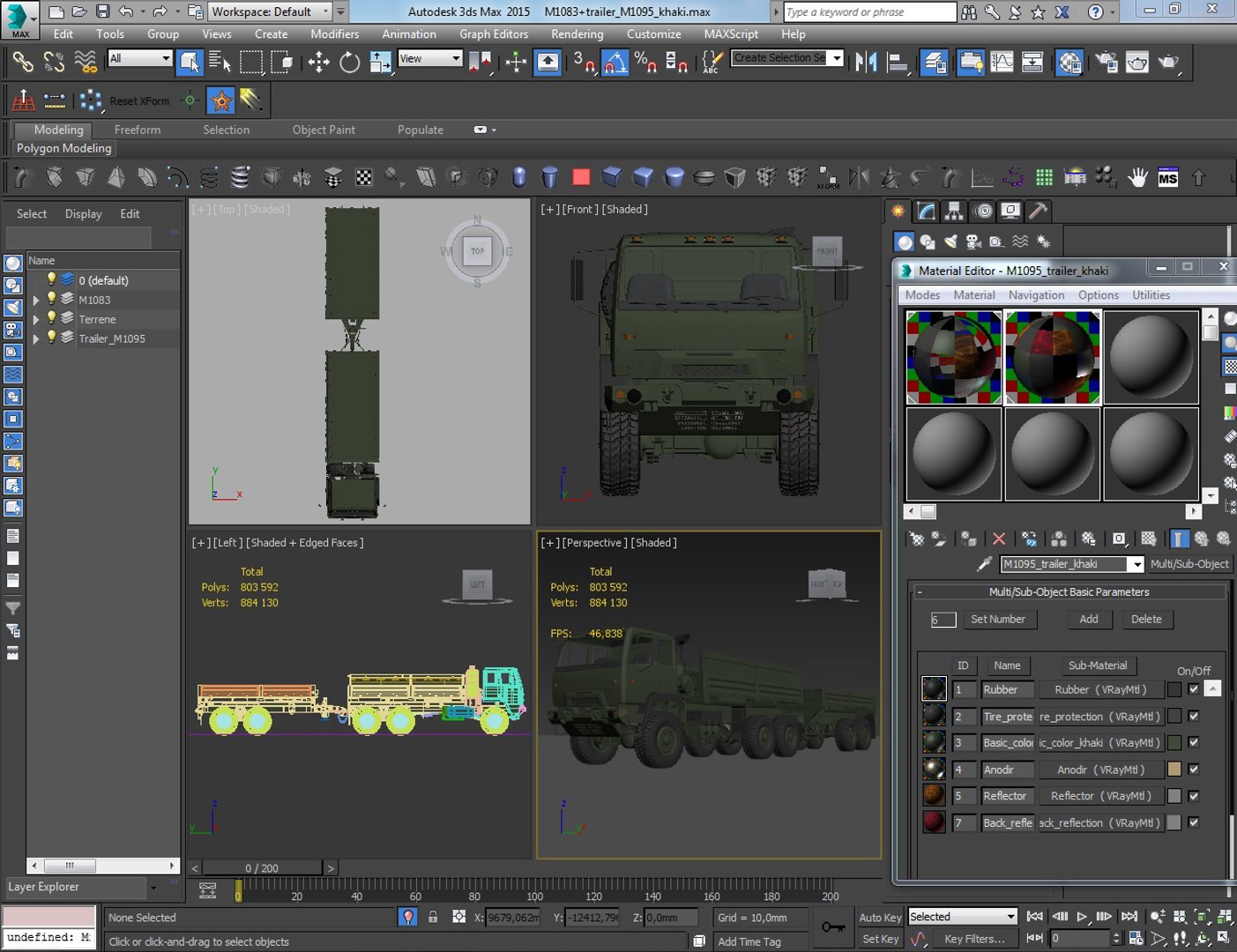 3D m1083 m1095 mtv trailer - TurboSquid 1553641