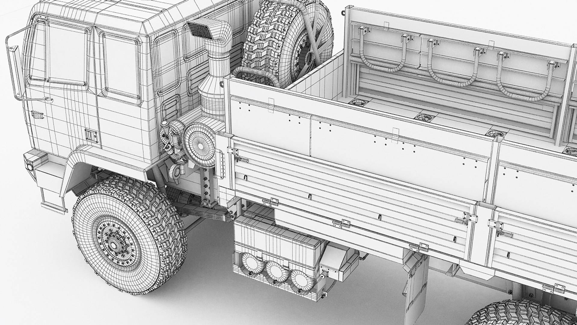 3D m1083 m1095 mtv trailer - TurboSquid 1553641