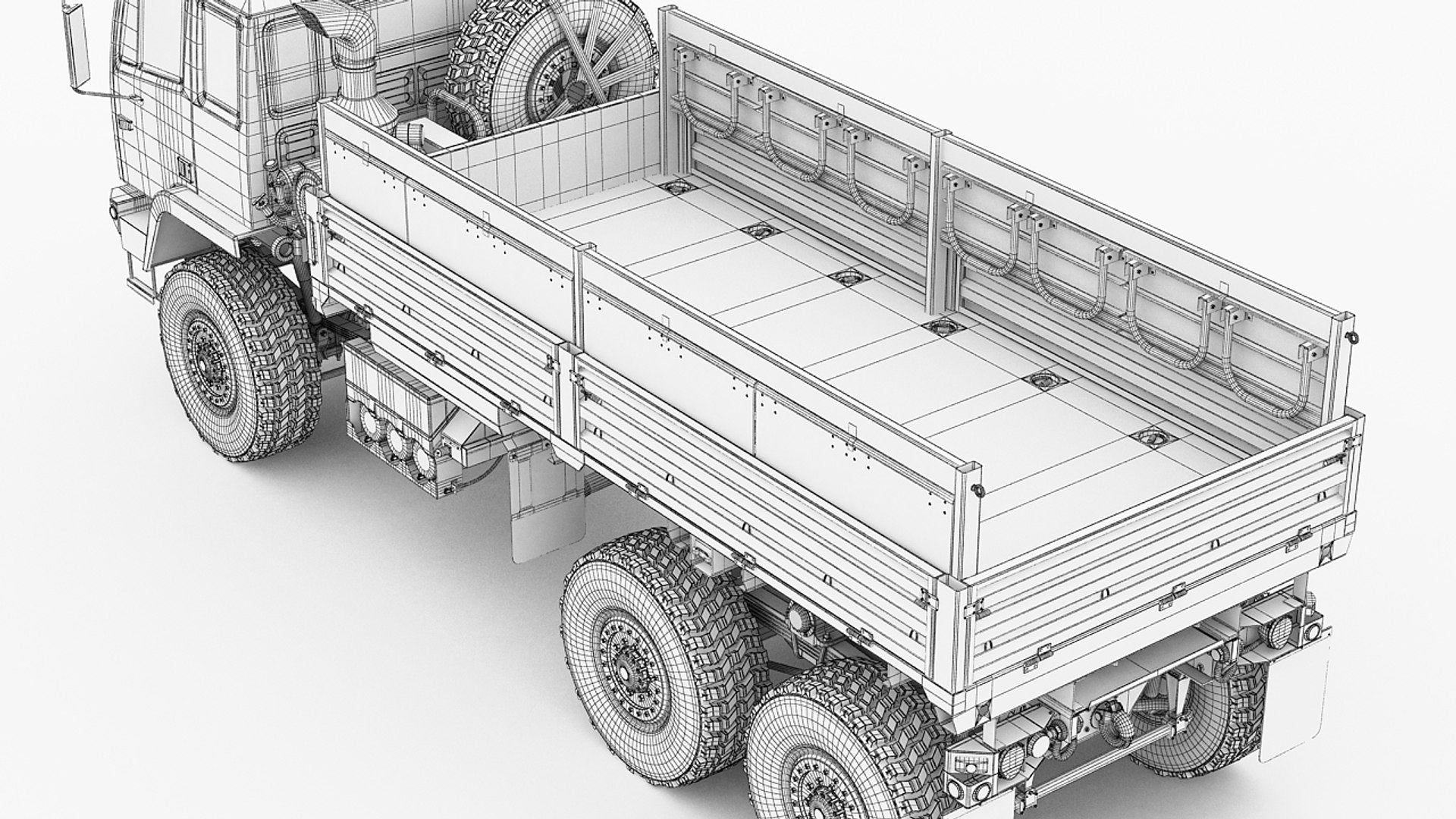 3D m1083 m1095 mtv trailer - TurboSquid 1553641