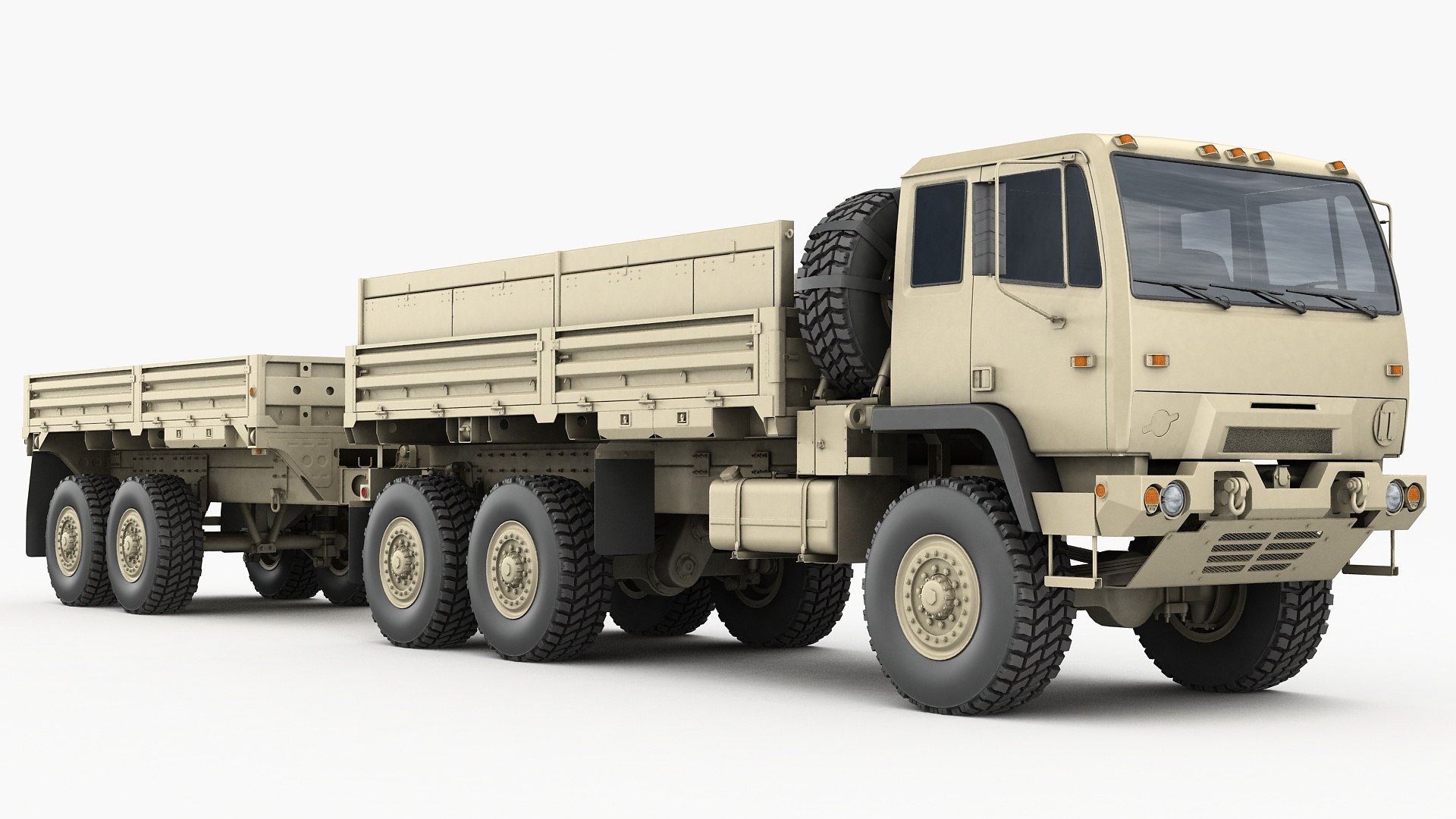 3D m1083 m1095 mtv trailer - TurboSquid 1553641